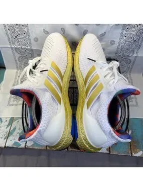 adidas | Shoes | Adidas Ultraboost 5 Dna Title White Gold Running Shoes ...